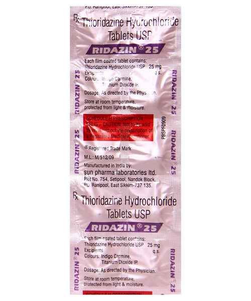 Ridazin 25 Tablet – Davai24