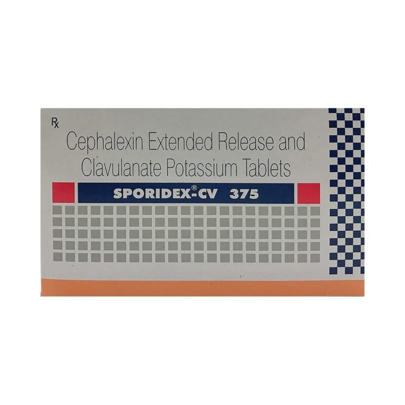 Sporidex-CV 375 Tablet - Davai24