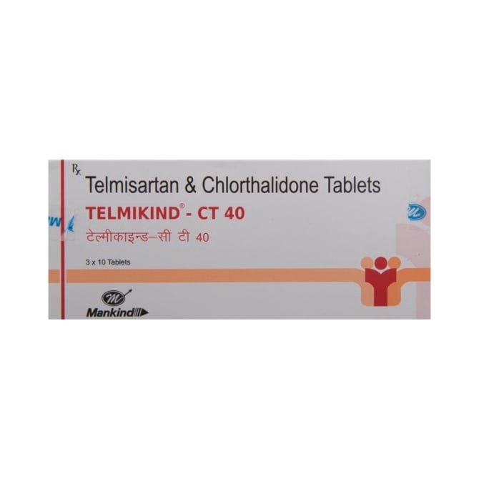 Telmikind-CT 40 Tablet - Davai24